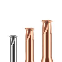 China CNC Single Teeth Threading End Mill Solid Carbide 4 Flutes For Cast Steel for sale
