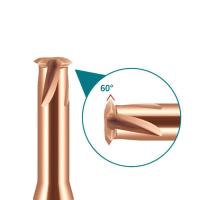China CNC Single Teeth Threading End Mill Solid Carbide 4 Flutes For Cast Steel for sale