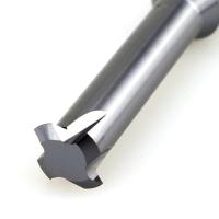 China CNC Solid Carbide Thread Milling Cutters , Black Single Tooth Thread Mill 55 Degree for sale