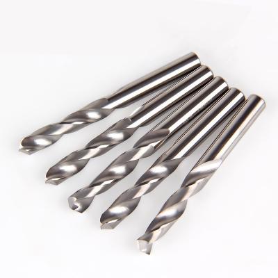 China Glanzend afgewerkte carbide boorstukken met wolfraamstaal met gespleten punt Te koop