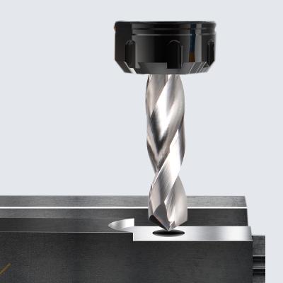 China Glanzend afgewerkte carbide boorstukken met wolfraamstaal met gespleten punt Te koop