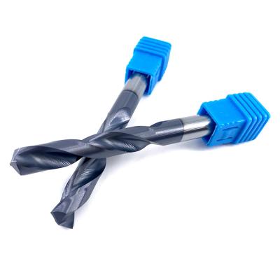 China Straight Flute Carbide Drill Bits Met Tungsten Steel Grade Titanium Nitride Coating Te koop