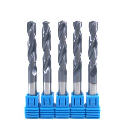 China Straight Flute Carbide Drill Bits Met Tungsten Steel Grade Titanium Nitride Coating Te koop