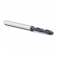 China Wood Inner Coolant Solid Carbide CNC Bits Round Shank Straight Flute Type for sale