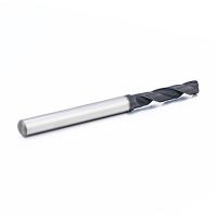 China Wood Inner Coolant Solid Carbide CNC Bits Round Shank Straight Flute Type for sale