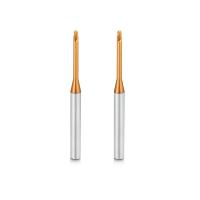 China Micro Diameter 2 Flutes End Mill Long Neck With Carbide Material for sale