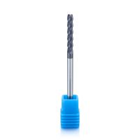 China Copper Long Neck Micro Diameter End Mill TiAlN Coating For Precise Machining for sale