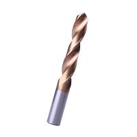 China precision Carbide Round Shank Drill Bit Right Hand Multipurpose for sale