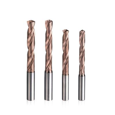 China Inner Coolant Hole Carbide Drill Insight Cutting Tools DIN 3XD Step Drill For Stainless Steel Te koop