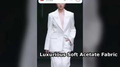 Soft and comfortable against the skin Acetate Fabric – Luxurious Sheen, Soft Touch and Timeless Eleg
