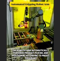 China Automatic grabbing Robot Online Mounted Arm Installed At The Workstation for sale