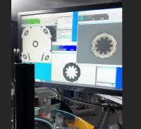 China Automated Optical Vision Inspection Machine Sorting Solution For Metal Encoder Wheels Index Wheels Slotted Discs for sale