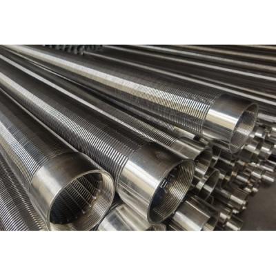 China Welded Stainless Steel Continuous Slot Screen For Water Well Drilling for sale