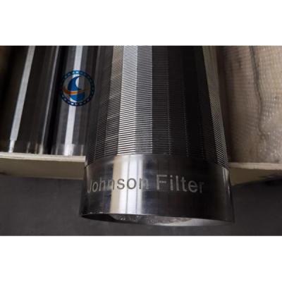 China Stainless Steel Johnson Filter Welded Wedge Wire Screen Pipe for sale