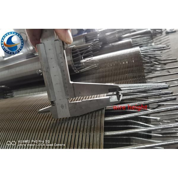 Quality OD 273mm V Wire Johnson Wire Screen Non Magnetic Stainless Steel for sale
