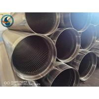 Quality 14" OD 356mm Stainless Steel Johnson Wire Screen With Threaded Ends for sale