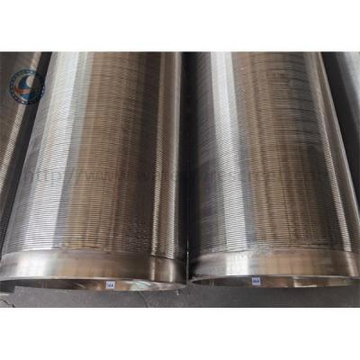 China Stainless Wire Wraps 4 Inch Well Screen Filter Pipes Reduce Energy Consumption for sale