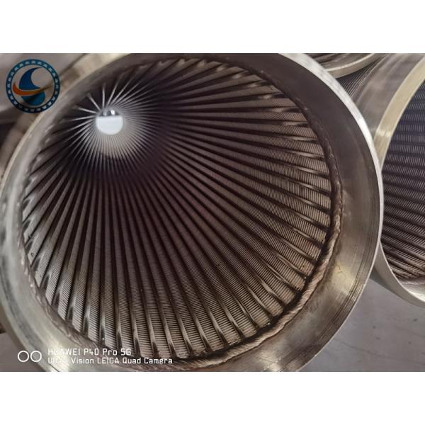 Quality Oil Sand Filter Anti Alkali Water Wire Screen Pipe Stainless Steel 201 For Bore Well for sale