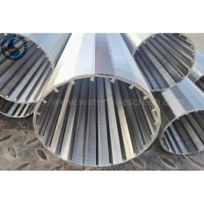 China AISI 304 Inverted Wire Wrapped Screen With 100um Slot for sale