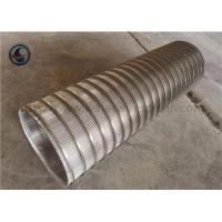 China Cylindrical Ss304 316l Welded Wedge Wire Screen for sale