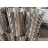 Quality Reverse Winding Silk Screen Vee Wire Wrapped Screen SGS ISO for sale