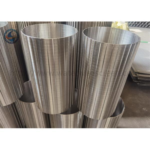 Quality Reverse Winding Silk Screen Vee Wire Wrapped Screen SGS ISO for sale