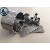 China Multi Material Wedge Wire Filter / Stainless Steel Wedge Wire Easy Cleaning for sale