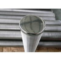 China SS Wedge Wire Screen Pipe Non Clogging For Liquid / Gas / Solid Filtration for sale