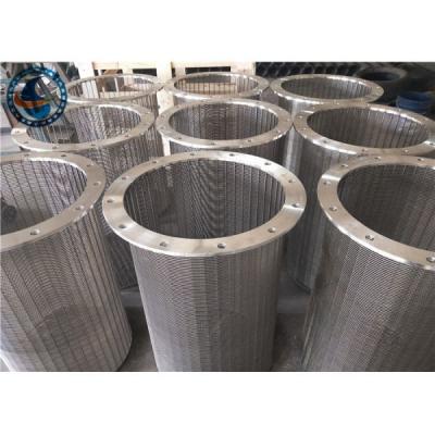 China Welded Wedge Wire Filter For Chemical / Environmental Protection Industry for sale