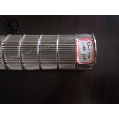 China SUS 304 Wedge Wire Screen Pipe OD 40mm With High Mechanical Strength for sale