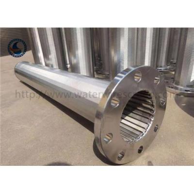 China No Clogging Less Pressure Drop Wedge Wire Screen Pipe 0.02mm Slot for sale