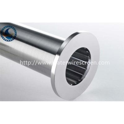 China Stainless Steel 304l Wedge Wire Screen Pipe Acid Washing Surface for sale