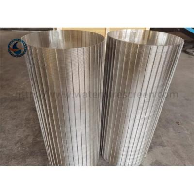 China Slotted Wedge Wire Screen Filter Johnson Well Mesh Stainless 304 316 316l for sale