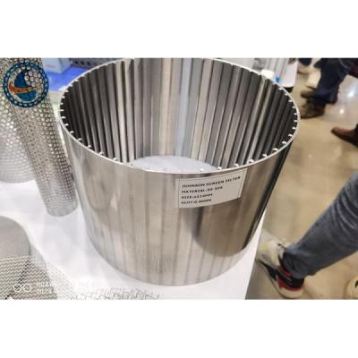 China Ss304 Wire Wrapped Screen Pipe Pure Round Long Lasting Resistant Corrosion for sale