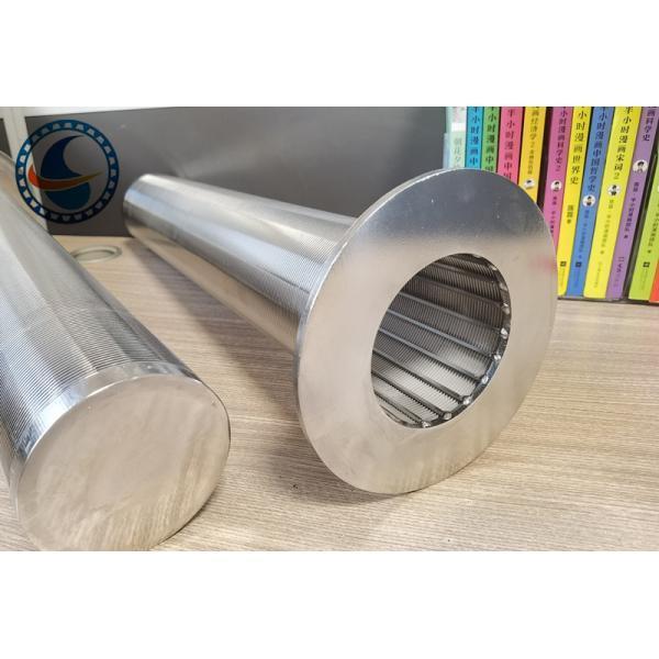 Quality 304 Stainless Steel Rod Based Continuous Slot Wedge Wire Mesh Filter Type From Outside To Inside Wire Shape 3*4.6mm V Shaped for sale