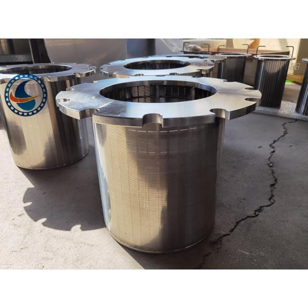 Quality Corrosion Resistant 500mm Length Duplex Steel 2205 Wedge Wire Screen Strainer Pipes For Oil And Gas Industry for sale