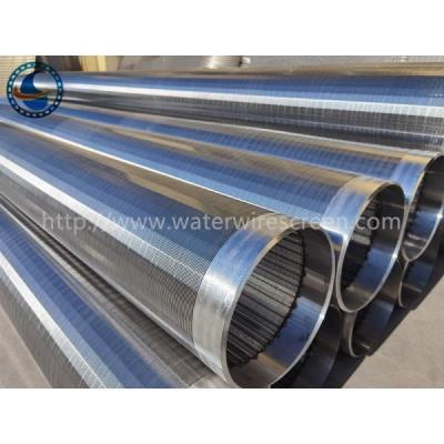 China OD 219mm Johnson Type Downhole Slotted Tube With 1.0mm Slot for sale