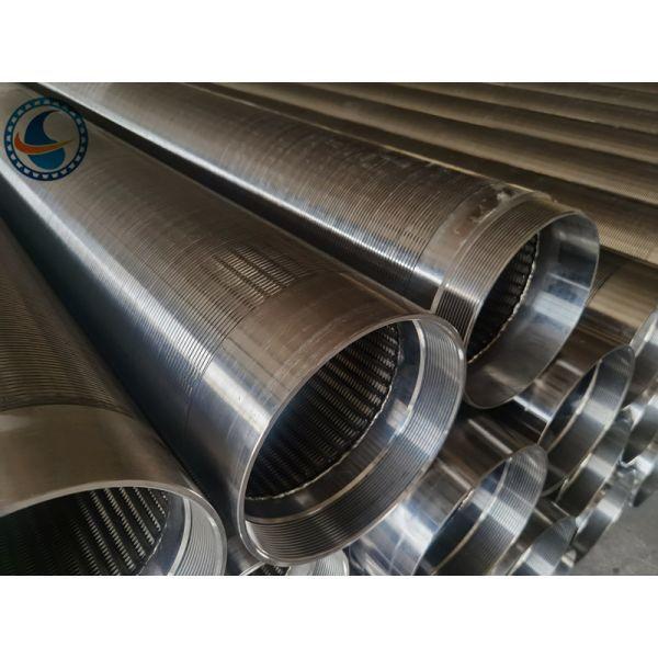 Quality Full Welded Johnson Downhole Slotted Well Screen Filter 1.0mm Slot for sale