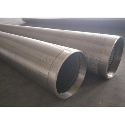 China Wedge Wire Screen Water Well Screen Slot Screen Tube For Water Well for sale