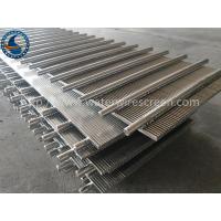 China Johnson Vee Wire Flat 0.025mm Continuous Slot Screen for sale