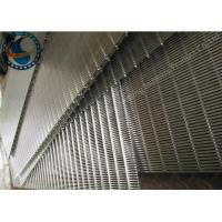 China V Shape Wedge Wire Screen Panels For Mineral Processing Self Cleaning for sale