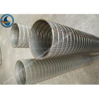 China Slotted Wedge Wire Screen Panels Formed Reverse Self - Clean Filter for sale