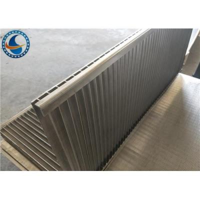 China High Precision 304 Stainless Sieve Screen , Wedge Wire Sheets 1.25mm Slot Size for sale