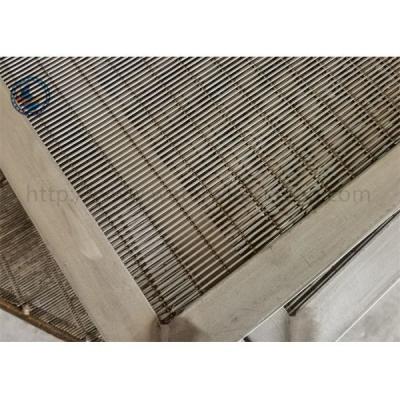 China 316l Johnson 1mm Slot Wedge Wire Filter Mesh Stainless Steel for sale