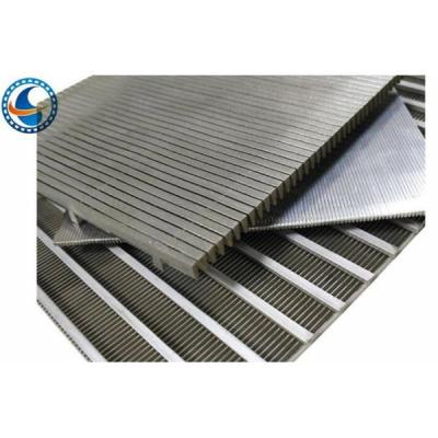 China Flat Profile Acid Washing Wedge Wire Screen Panels Stainless Steel 304 for sale