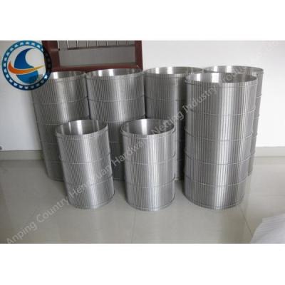 China Customized Stainless Steel Wedge Wire Screen Drum For Self Cleaning Strainer for sale