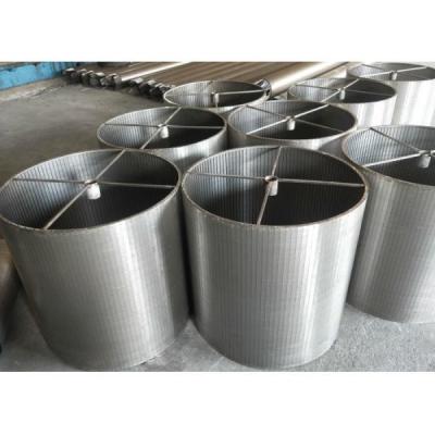 China Heat Resistant Rotary Screen Drum , Stainless Steel Wire Strainer Basket for sale