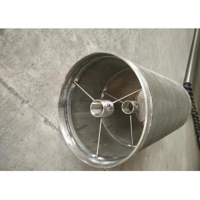 China Professional Rotary Sand Screen Johnson Drum Screen Filter Corrosion Resistance for sale
