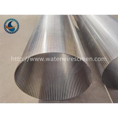China Ss304 Od600mm Johnson Wedge Wire Filter Screen Tube For Hydropower Plants for sale