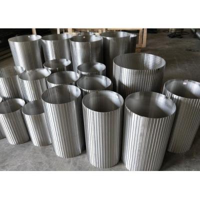 China Revers V Wedge Wire Strainer Basket With High Mechanical Performance for sale